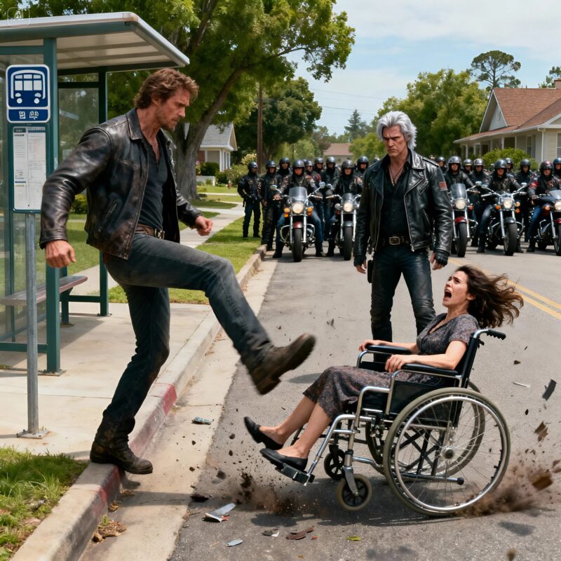 "Step aside!" shouted the young man, pushing Mia — a girl with limited ...