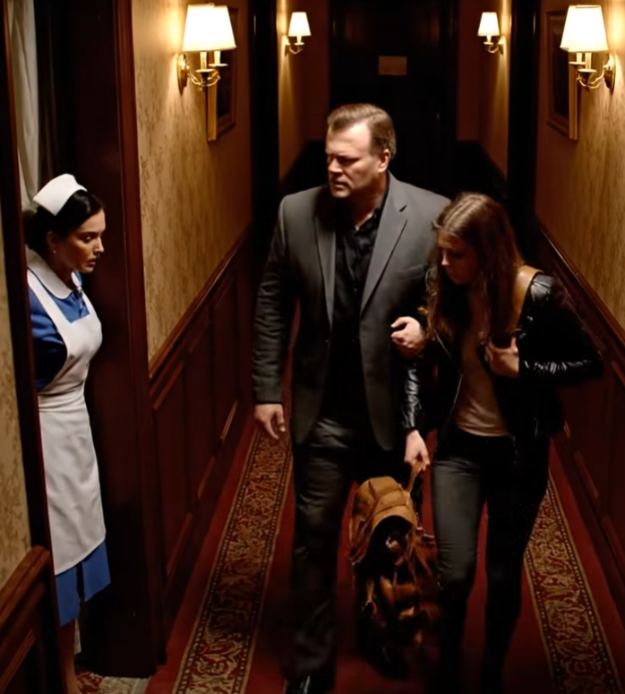 A maid noticed a man who came to the hotel every night with an 11-year ...