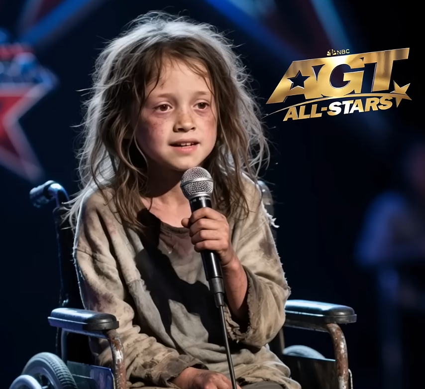 She Rolled Onto the AGT Stage in Torn Clothes and a Rusted Wheelchair ...